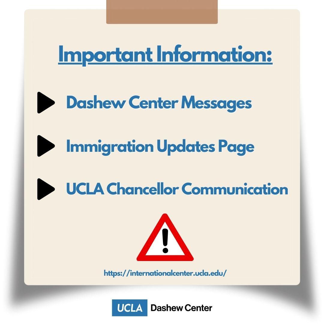 Immigration Updates | Dashew Center